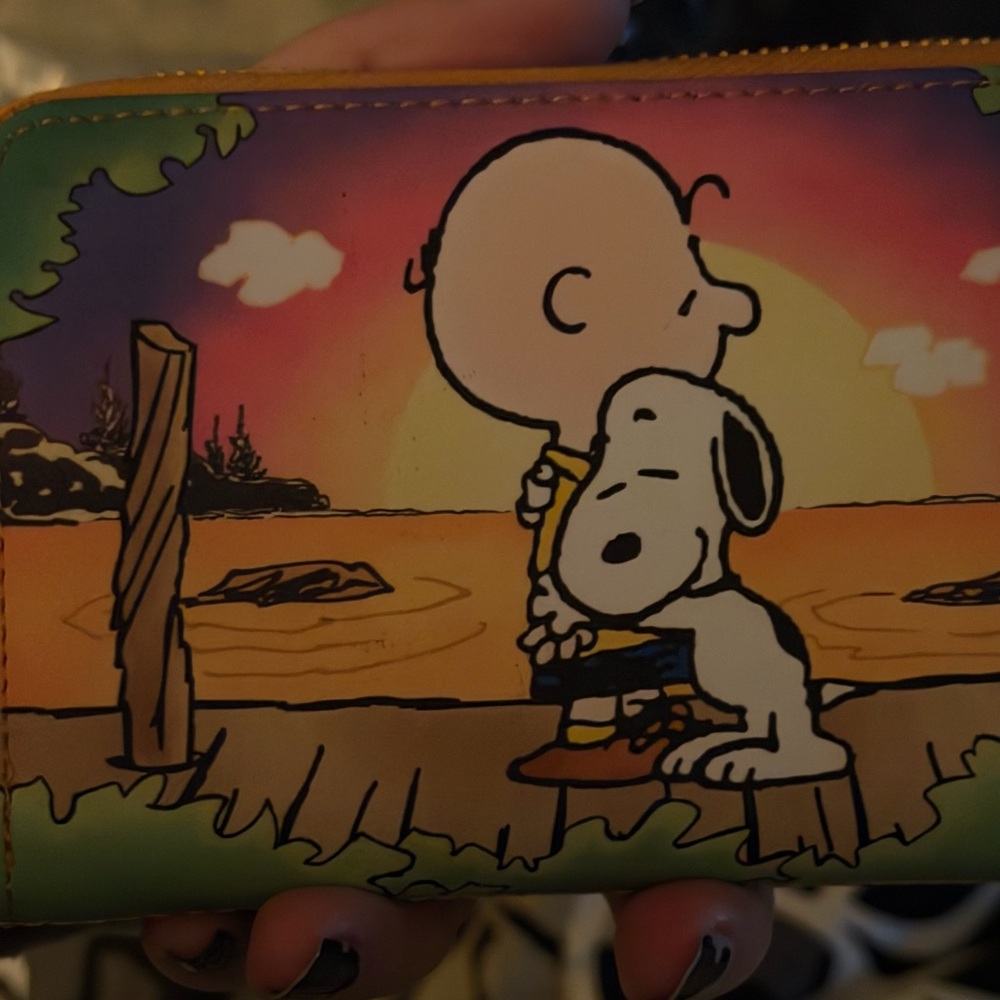 Peanuts Snoopy And Charlie Brown Sunset Wallet - Gem